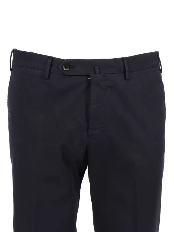 PT TORINO Slim Flat Front Trousers - Blu