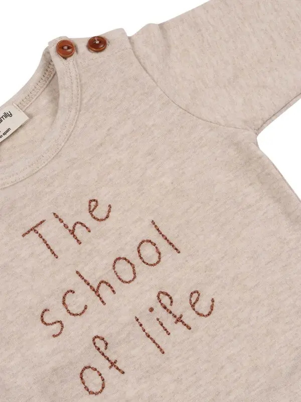 ONE MORE IN THE FAMILY Embroidered T-shirt