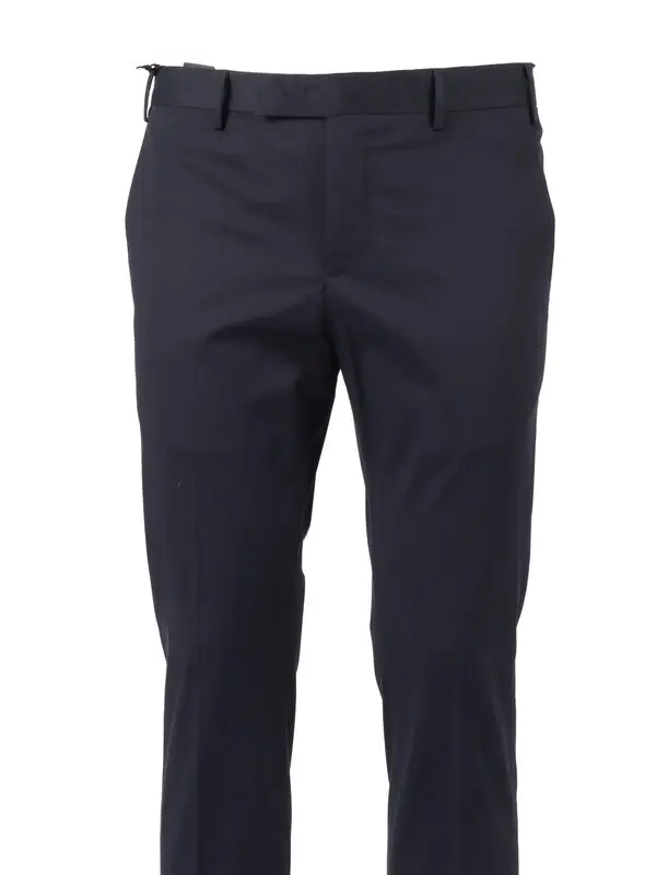 PT TORINO Flat Front Trousers - Blu