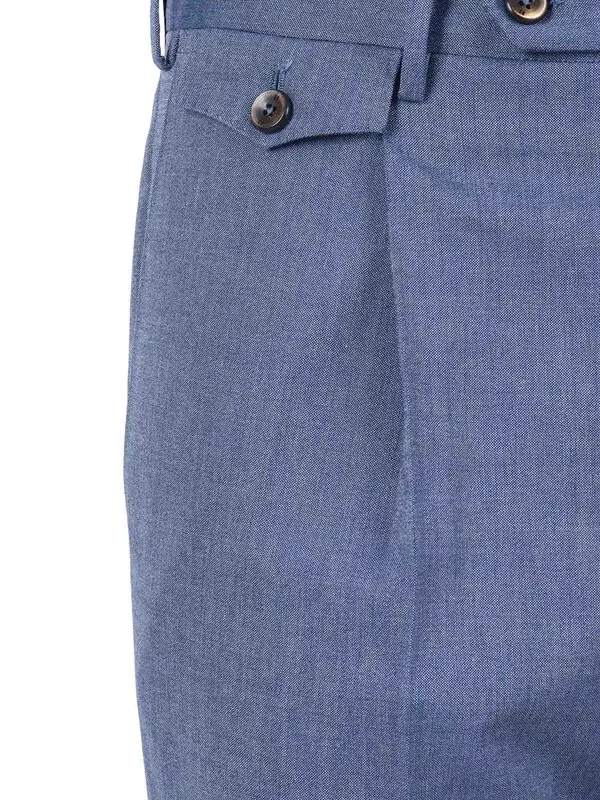 PT TORINO Gentleman Pleated Trousers - Blu
