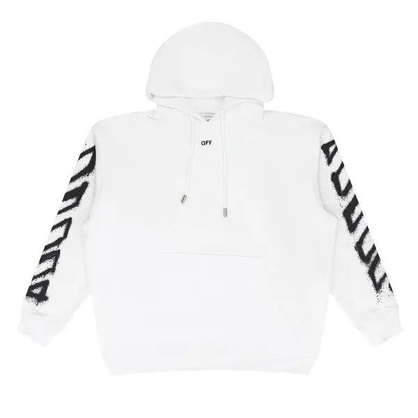 Off-White Spray Can Arrow Hoodie - White