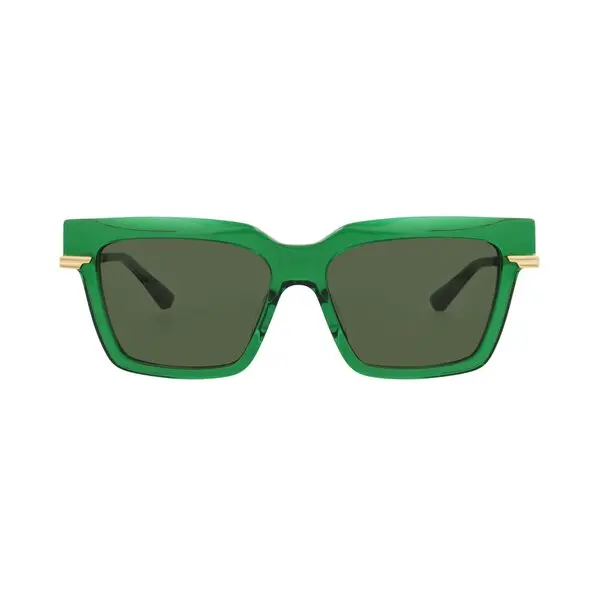 Bottega Veneta Square Sunglasses - Green