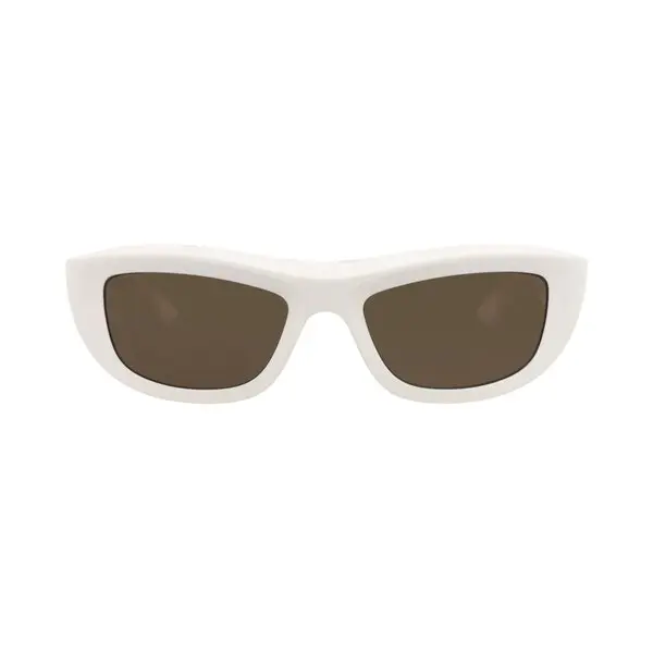 Bottega Veneta Square Frame Sunglasses - Cream