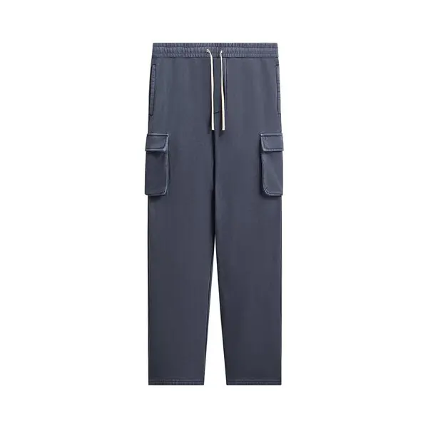 Kith 101 Sueded Fleece Bryson Cargo Sweatpant 'torpedo - Black