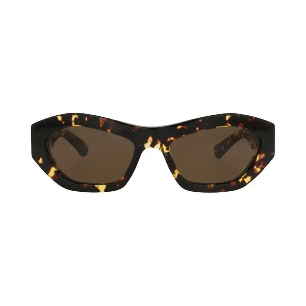 Bottega Veneta Round Frame Sunglasses - Brown