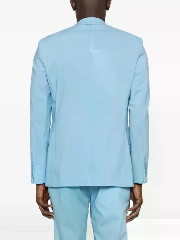 Sandro Wool Suit Jacket - Blue
