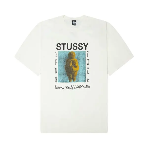 StÜssy Permanent Collection Pigment Dyed Tee - Cream