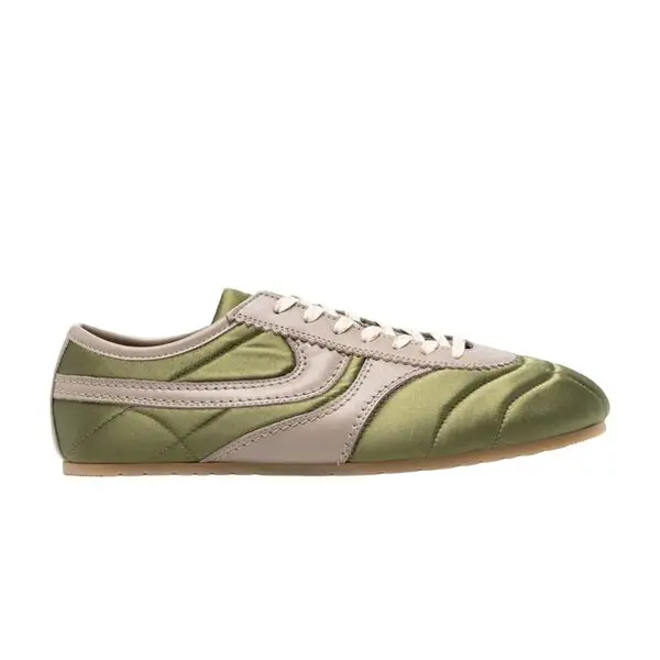 Dries Van Noten Leather Sneakers - Green