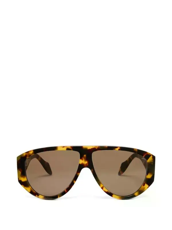 Pinko Pilot Logo-detail Sunglasses - Brown