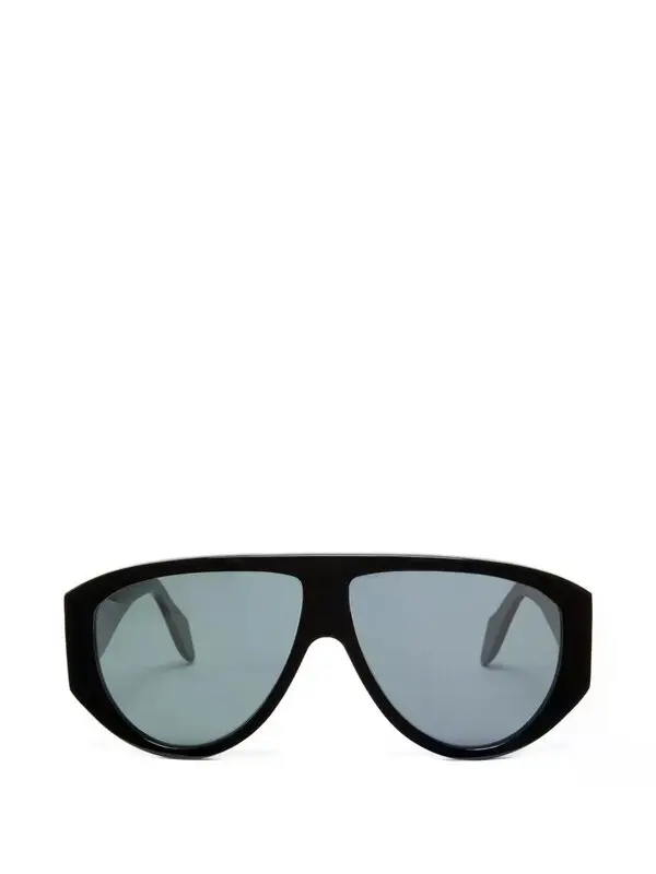 Pinko Logo-detail Pilot Sunglasses - Black