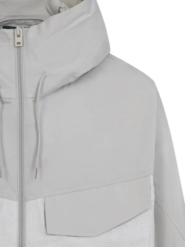 Y3 Paneled Hooded Jacket - Nude & Neutrals