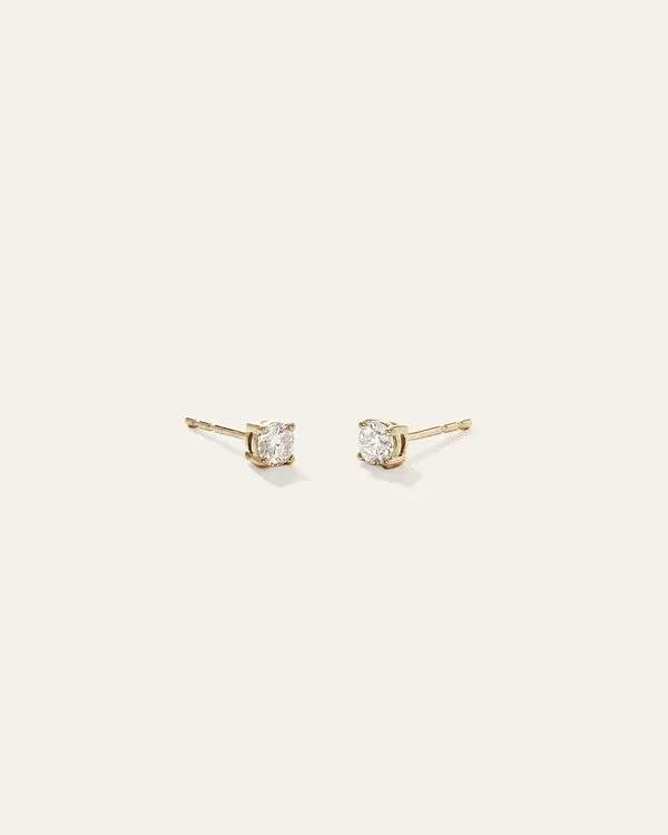 Quince 14k Gold 0.25ctw Diamond Solitaire Stud Earrings - Yellow Gold