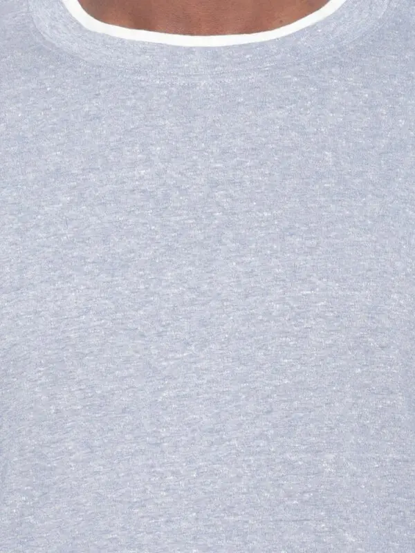 Brunello Cucinelli Basic Cotton And Linen Blend T-shirt