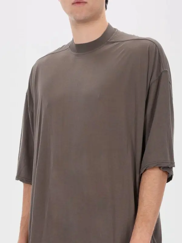 Rick Owens Cotton Oversized T-shirt - Brown