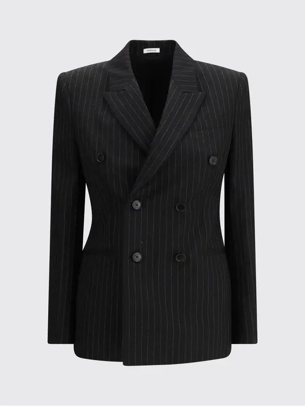 Alexander McQueen Double-breasted Pinstripe Jacket