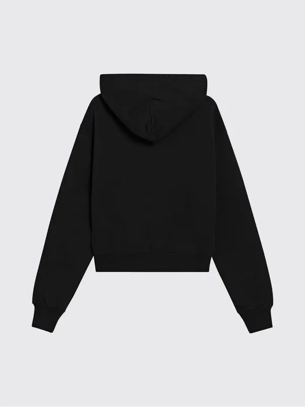 Jacquemus Cropped Hoodie - Black