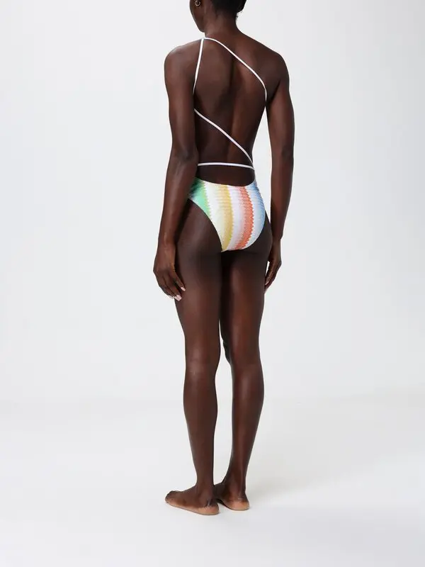 Missoni One-shoulder One-piece Swimsuit - Multicolor