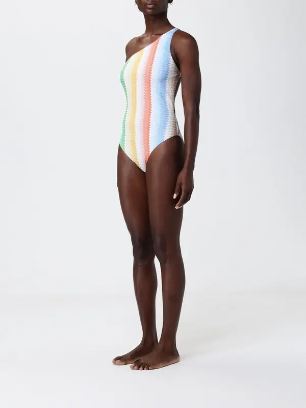 Missoni One-shoulder One-piece Swimsuit - Multicolor