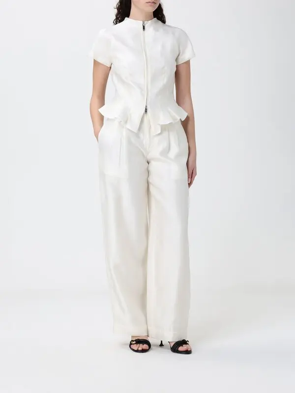 Staud Wide Leg Tailored Trousers