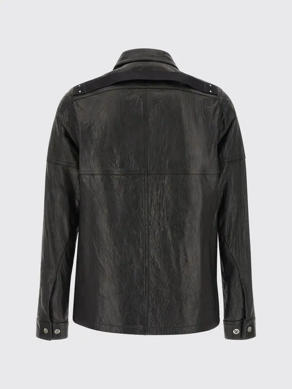 Rick Owens Zip Up Leather Jacket