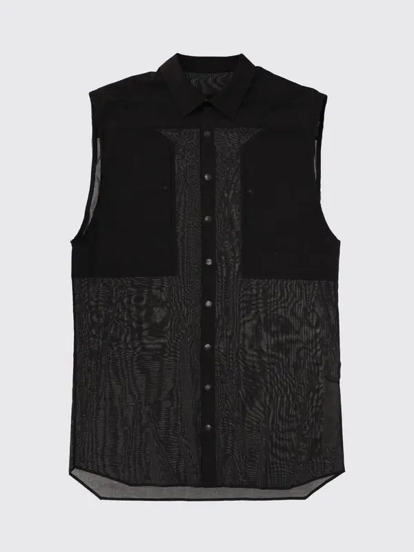 Rick Owens Sleeveless Cotton Shirt