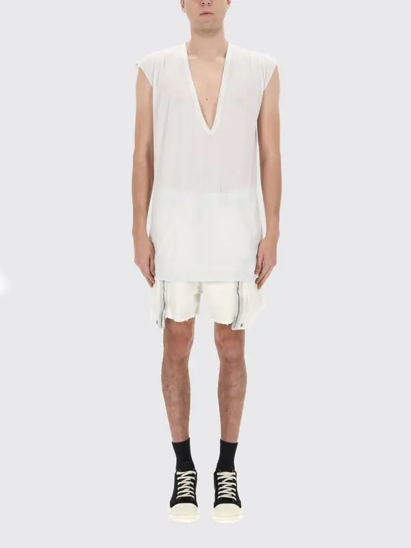 Rick Owens Cotton Oversized T-shirt - White