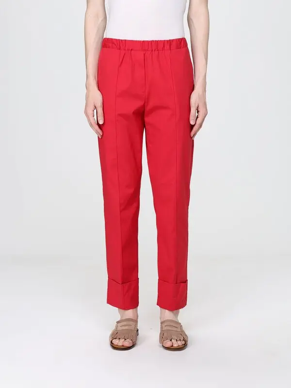 SEMICOUTURE Tailored Trousers - Red