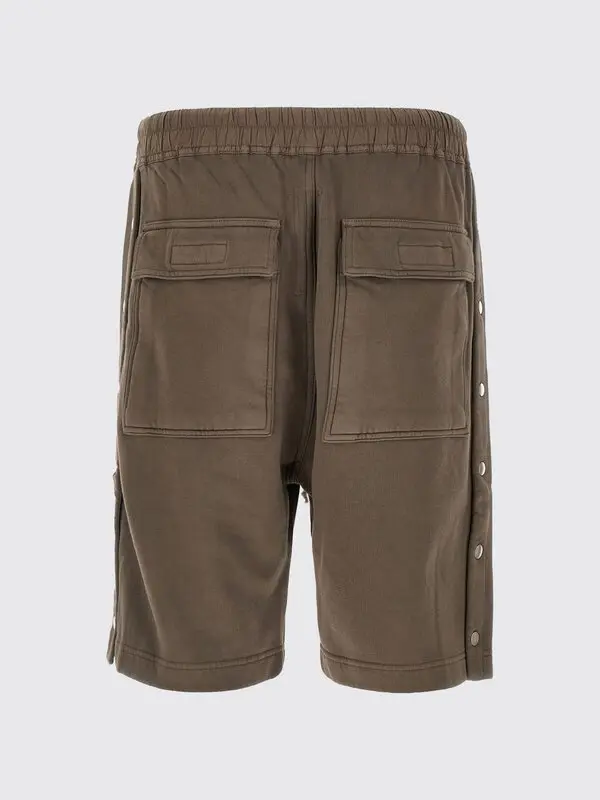 Rick Owens Relaxed Fit Button Detailed Shorts