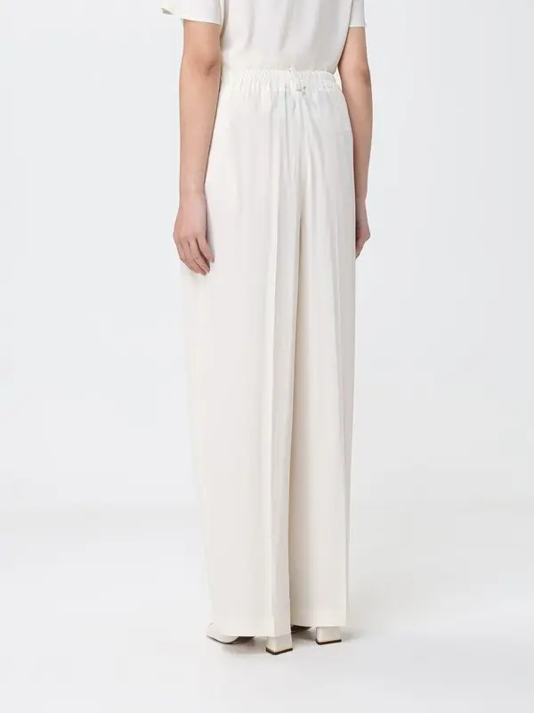Fabiana Filippi Silk Blend Wide Leg Trousers - Butter