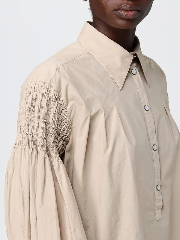 Pinko Shirred Sleeve Shirt