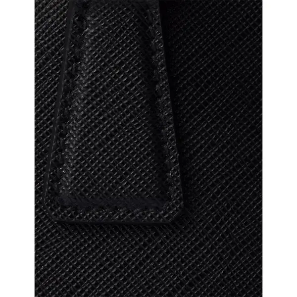 Prada Galleria Mini Leather Tote Bag - Black