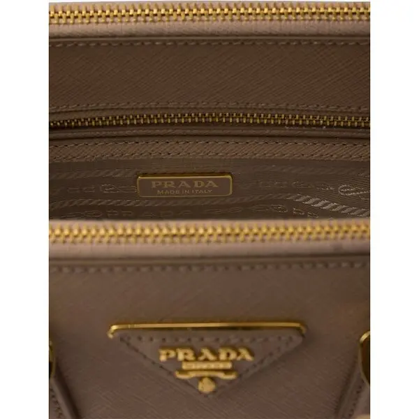 Prada Galleria Mini Leather Tote Bag - Powder