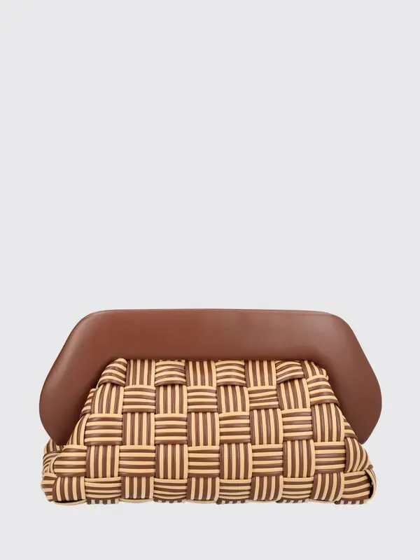 THEMOIRE Woven Clutch - Beige