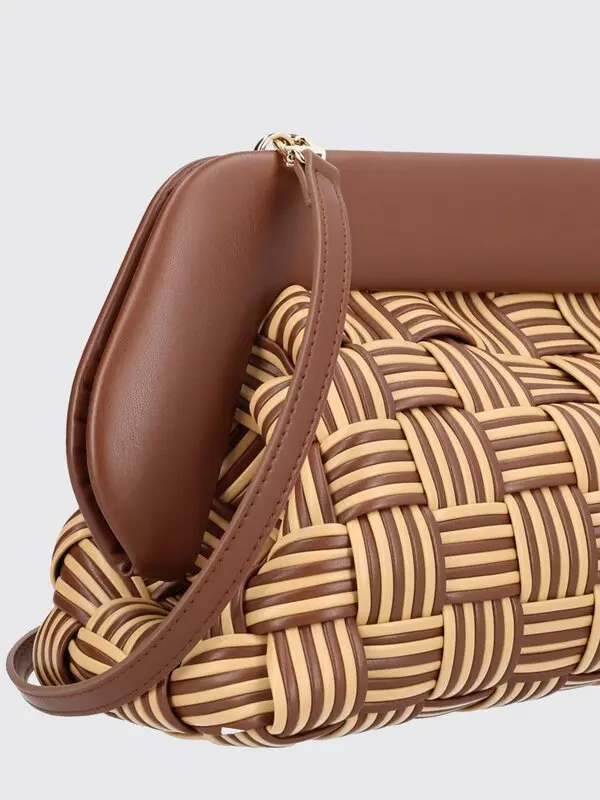 THEMOIRE Woven Clutch - Beige