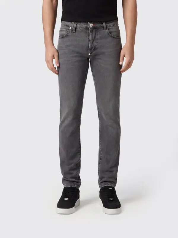 Philipp Plein Slim Fit Stretch Jeans - Grey