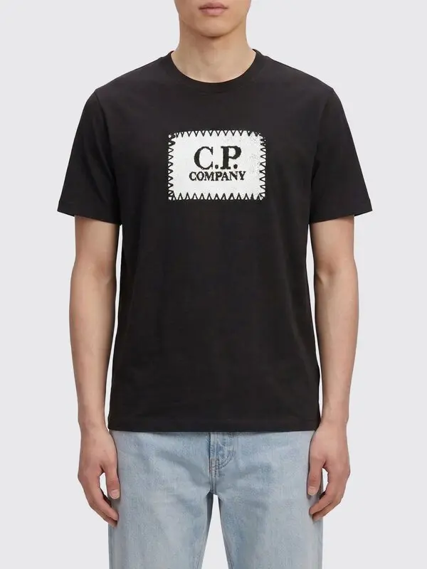 C.P. COMPANY C. P. Company Cotton T-shirt With Logo - Black