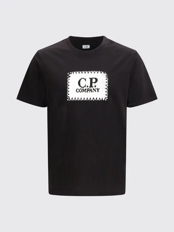 C.P. COMPANY C. P. Company Cotton T-shirt With Logo - Black