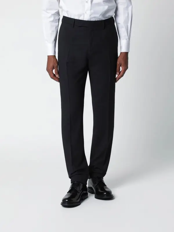 LARDINI Single-breasted Wool Blend Dress - Blue