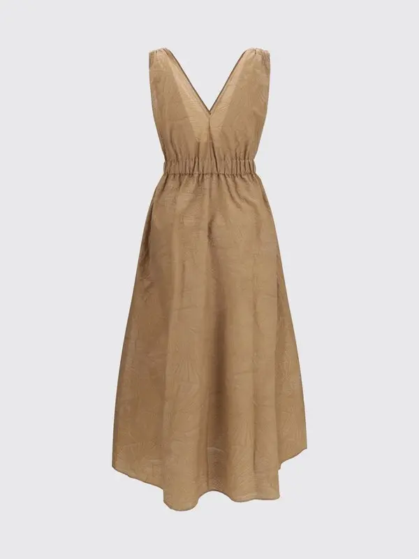 Brunello Cucinelli Midi Dress - Brown