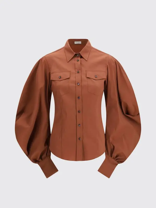 Brunello Cucinelli Shirt With Balloon Sleeves