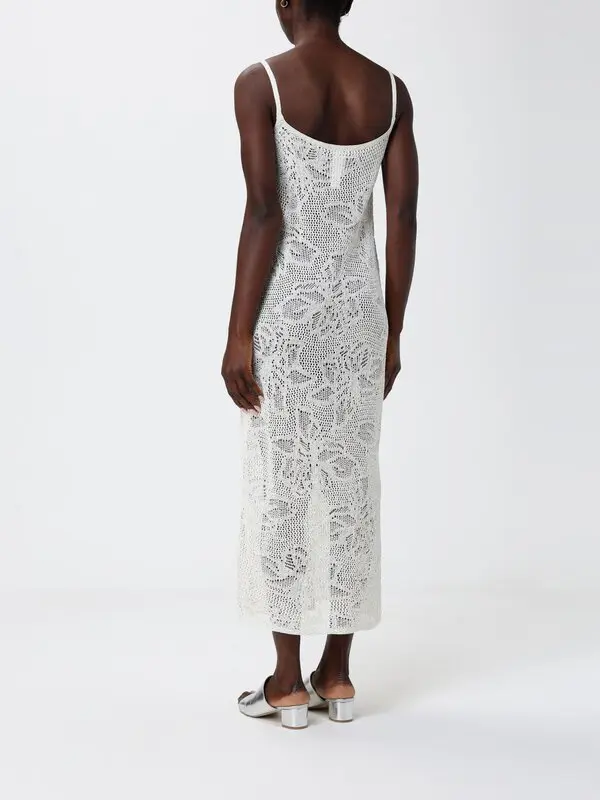 Fabiana Filippi Openwork Knit Midi Dress