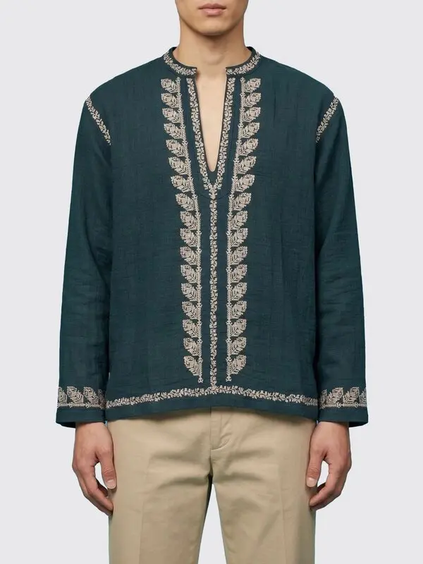 Isabel Marant Étoile Cizalie Embroidered Cotton Shirt - Black