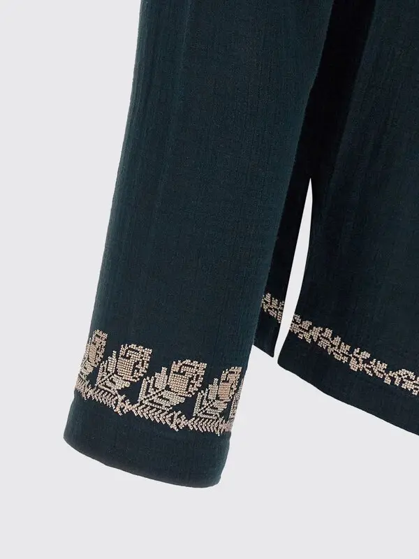 Isabel Marant Étoile Cizalie Embroidered Cotton Shirt