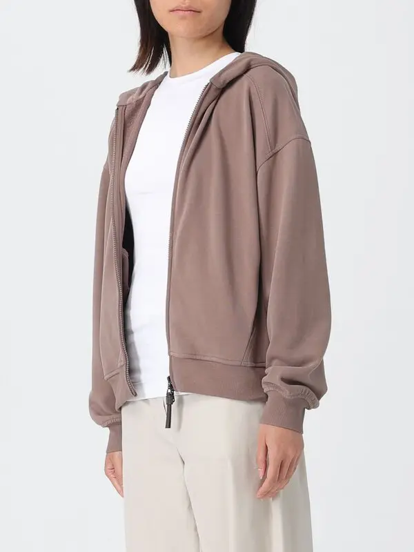 Brunello Cucinelli Zip-up Cotton Hoodie - Brown