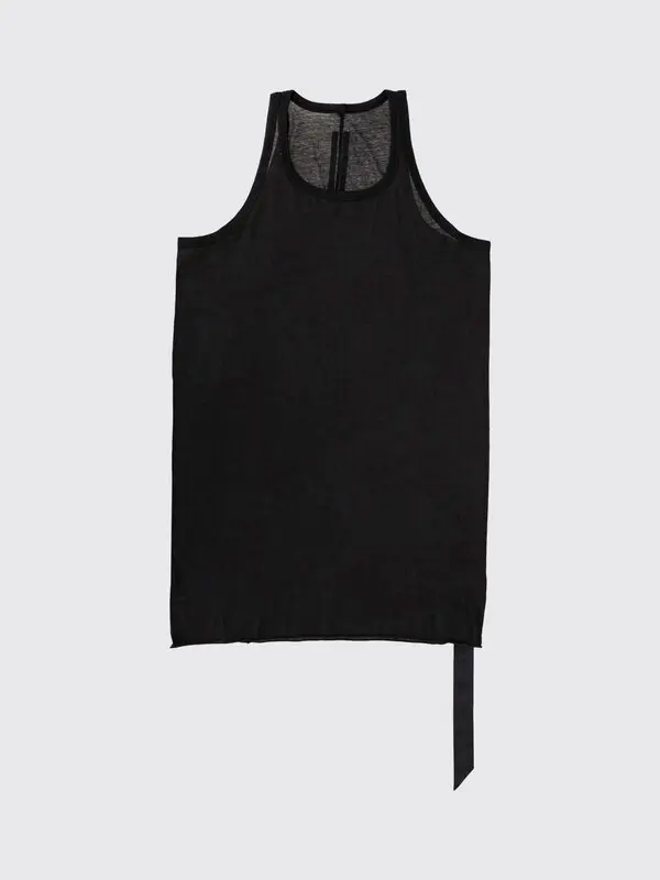 Rick Owens Cotton Tank Top - Black