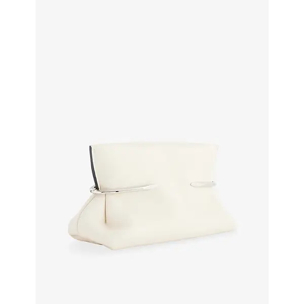 Givenchy Pinch Soft Leather Clutch - Cream