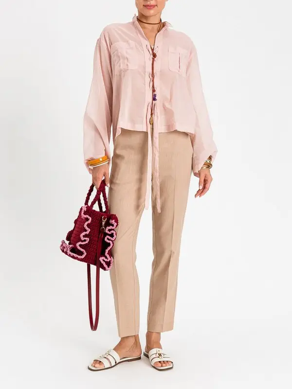 TWINSET Straight Leg Pants