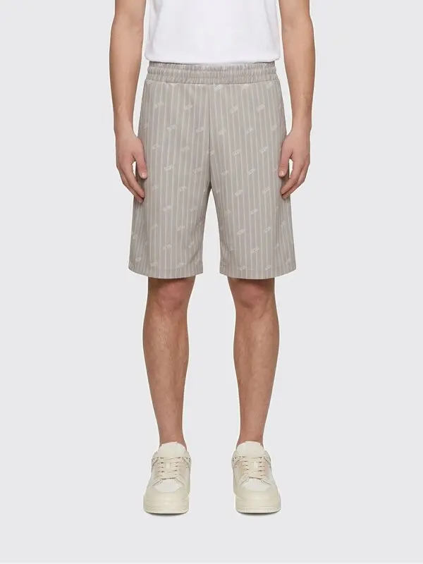 Gcds Technical Fabric Shorts With Striped Logo