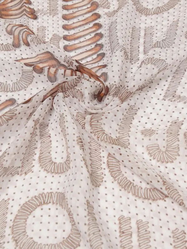 Liu Jo Printed Foulard - Blue