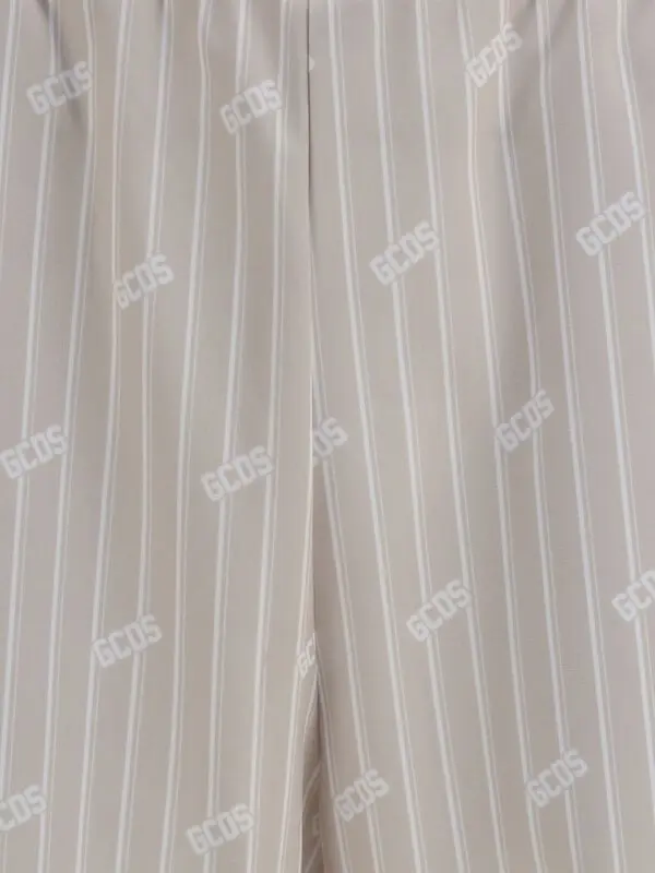 Gcds Striped Logo Trousers